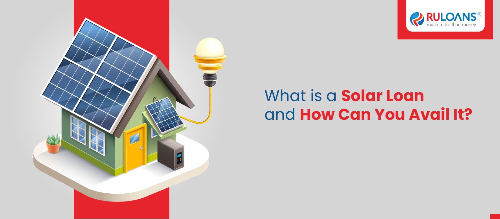 What is a Solar Loan, and how can you avail it? - Ruloans